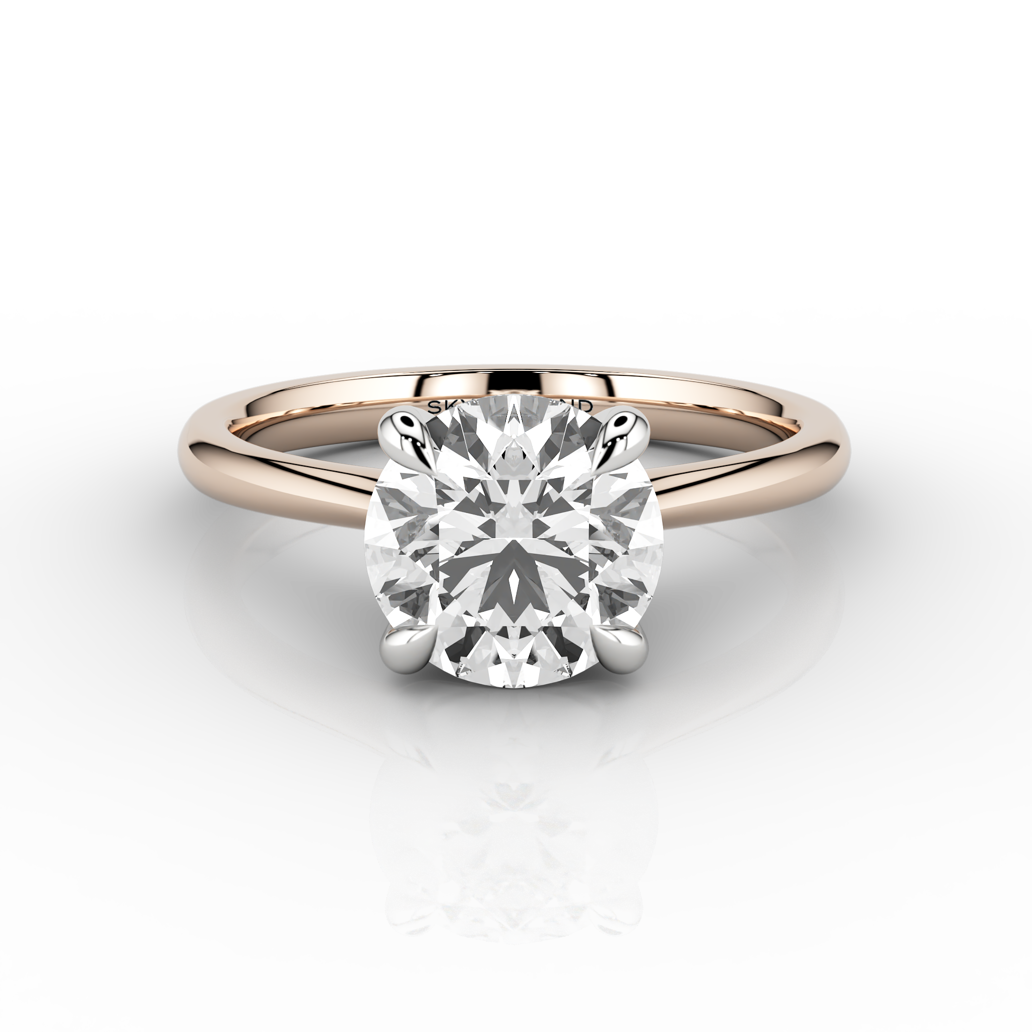 Timeless Luna Solitaire Engagement Ring | Lab-Grown Skydiamond